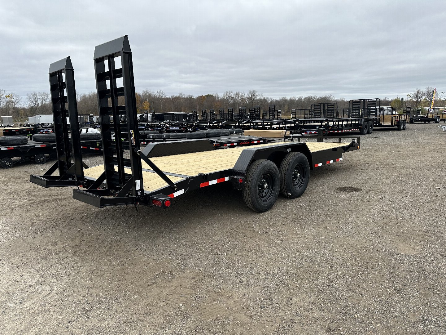 New 2025 LOAD TRAIL 83"X20' 14k w/HD Ramps & Rub Rail Equipment Trailer ...