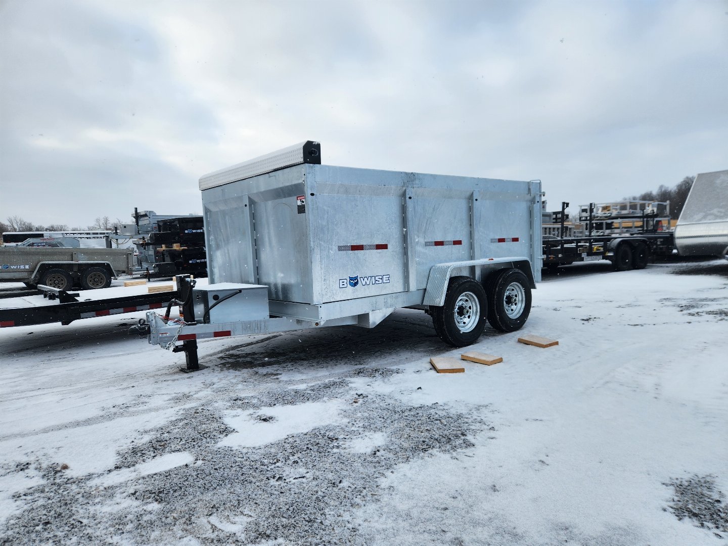 New 2025 BWISE DT14 81.5x12 14K Tandem Axle Dump Trailer | Penn Yan New ...