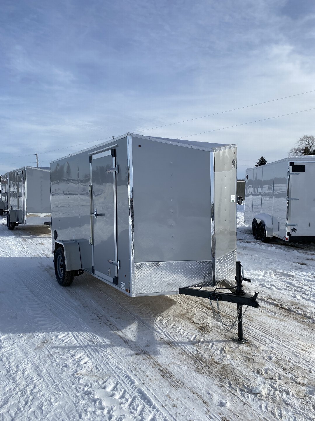 New 2025 US Cargo 6X12 ECON Cargo / Enclosed Trailer | Grawn Michigan