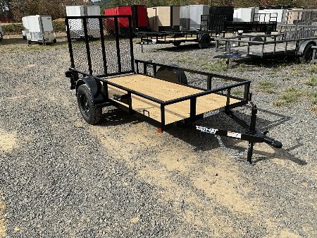New 2024 TOP HAT 22x83 Heavy Pipe Utility Trailer with Slide In Ramps ...