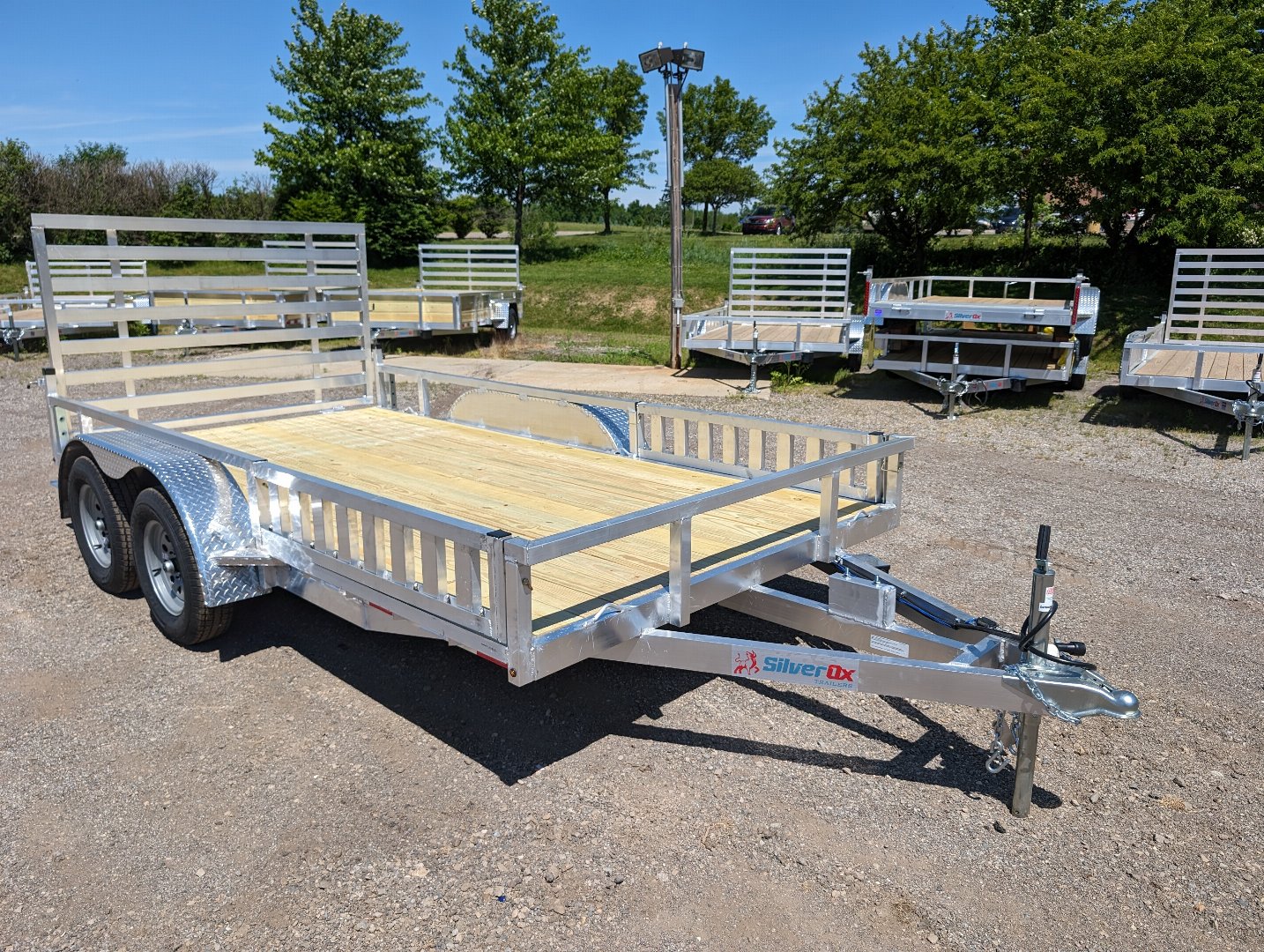 New 2025 SILVER OX ALUMINUM TRAILERS 7x14 w Side Load Ramps | Howell ...