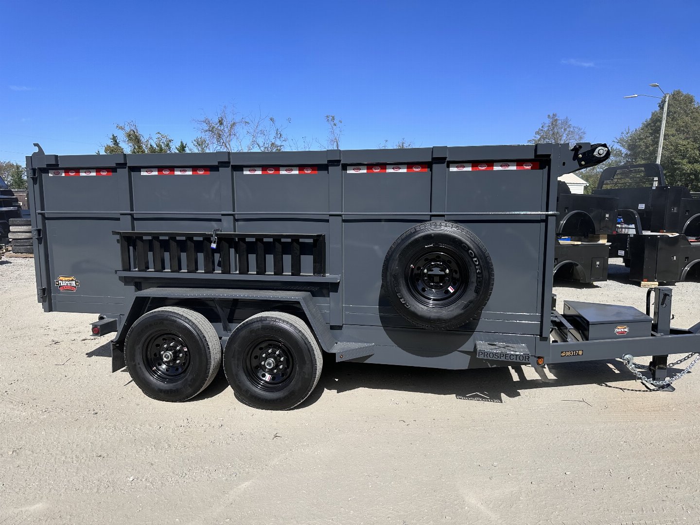 New 2025 Prospector 7X14X4X14-T Dump Trailer / 7' Wide x 14' Long / 4 ...