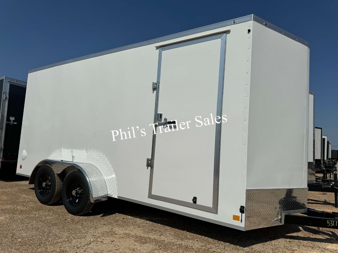 New 2025 CONTINENTAL CARGO NEW 7X16 + V-NOSE 7' INTERIOR HEIGHT ENCLOSED CARGO TRAILER Cargo ...