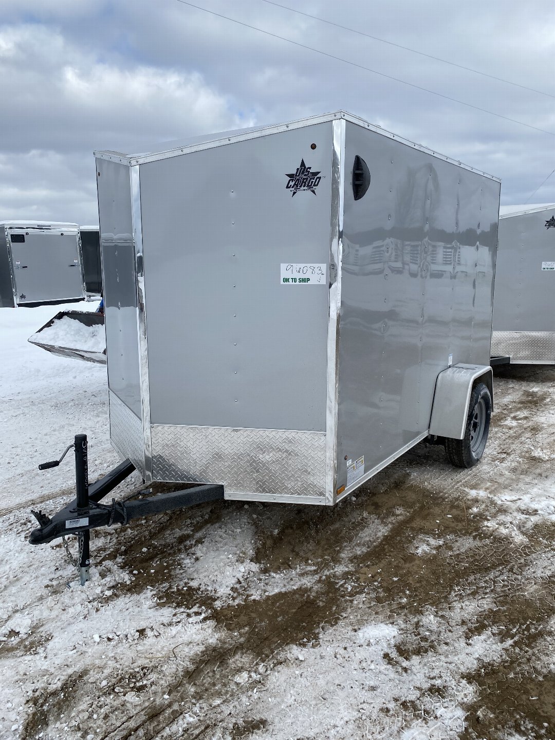 New 2025 US Cargo 6X10 RAMP DOOR Cargo / Enclosed Trailer | Grawn Michigan