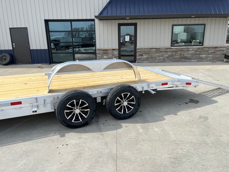 New 2025 Aluminum H&H Trailers 82"x18'+2' 7k Car Hauler Trailer | De ...