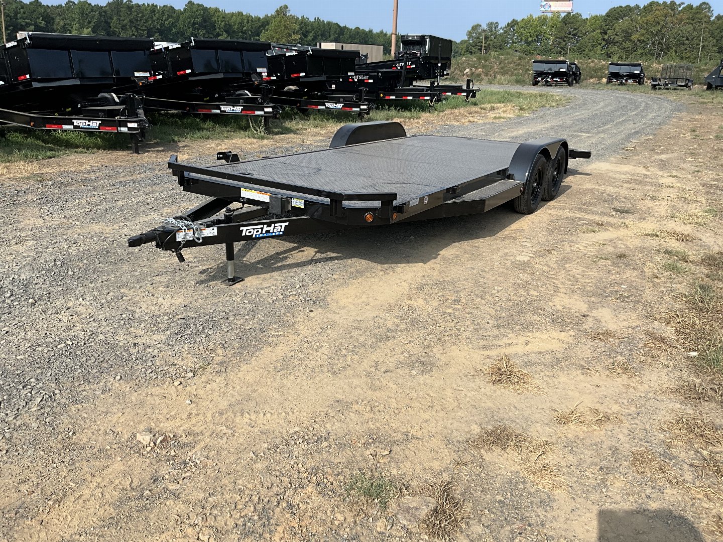 New 2025 TOP HAT TRAILERS 83x18 Car Hauler - All Steel Car Hauler ...