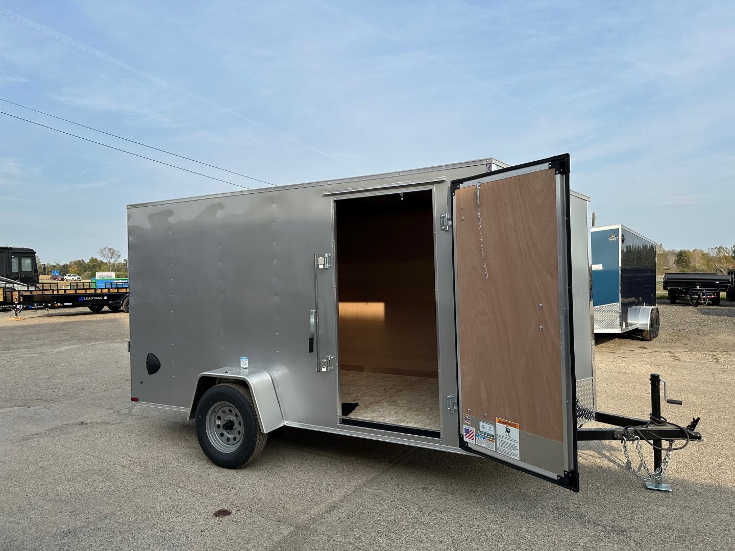 New 2025 US CARGO Scout 6x12 V-Nose Ramp Door Cargo / Enclosed Trailer ...