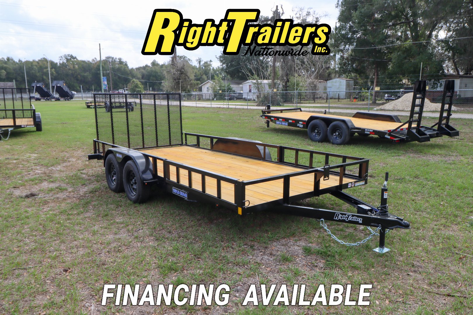 New 2025 7X16 Triple Crown ATV Utility Trailer | Ocala Florida