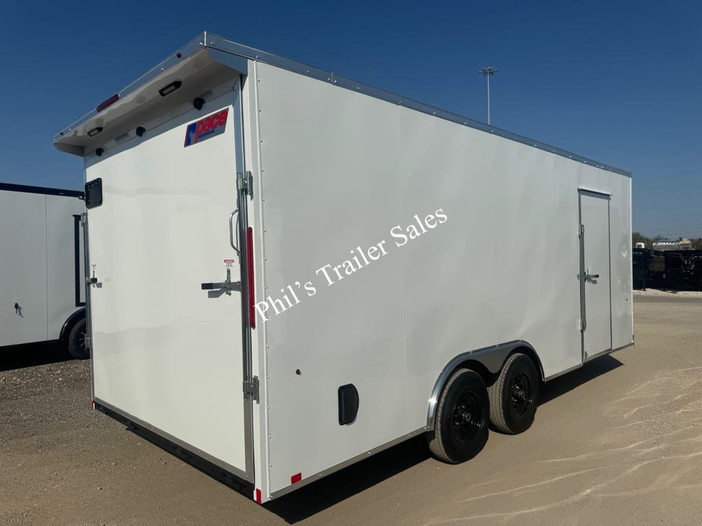 New PACE AMERICAN 8.5X24 Cargo / Enclosed Trailer REAR WING / SCREWLESS ...
