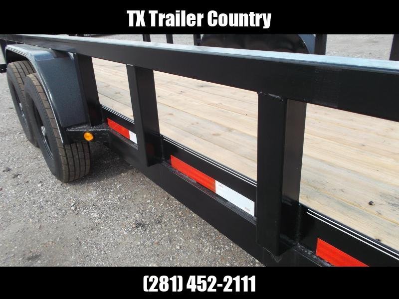 New 2025 J&C TRAILERS 83x16 Utility Trailer / 7000# Axles / 3" Square ...