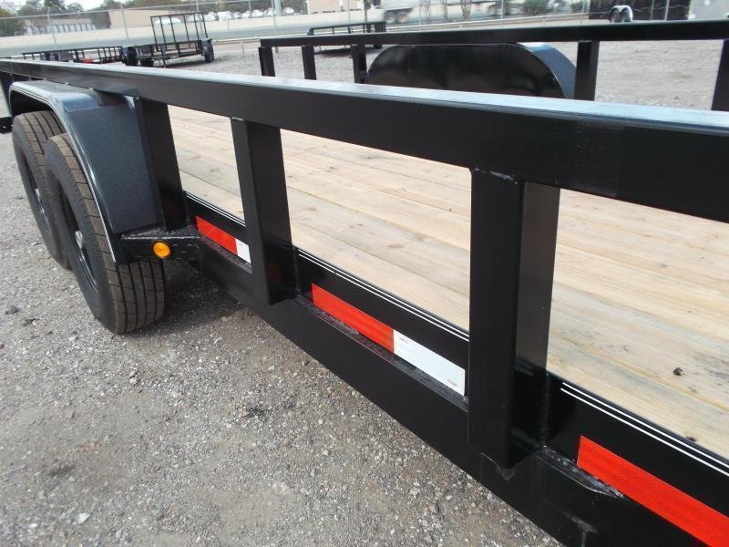 New 2025 J&C TRAILERS 83x20 14K Utility Trailer / Lowboy Trailer / 7000 ...