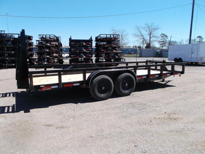 New 2025 J&C TRAILERS 83x20 14K Utility Trailer / Lowboy Trailer / 7000 ...
