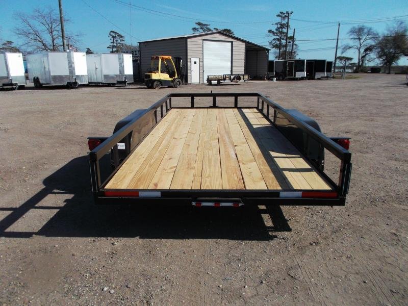 New 2025 J&C TRAILERS 77x16 Utility Trailer / Lowboy Trailer / 5ft ...