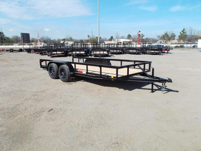 New 2025 J&C TRAILERS 77x16 Utility Trailer / Lowboy Trailer / 5ft ...