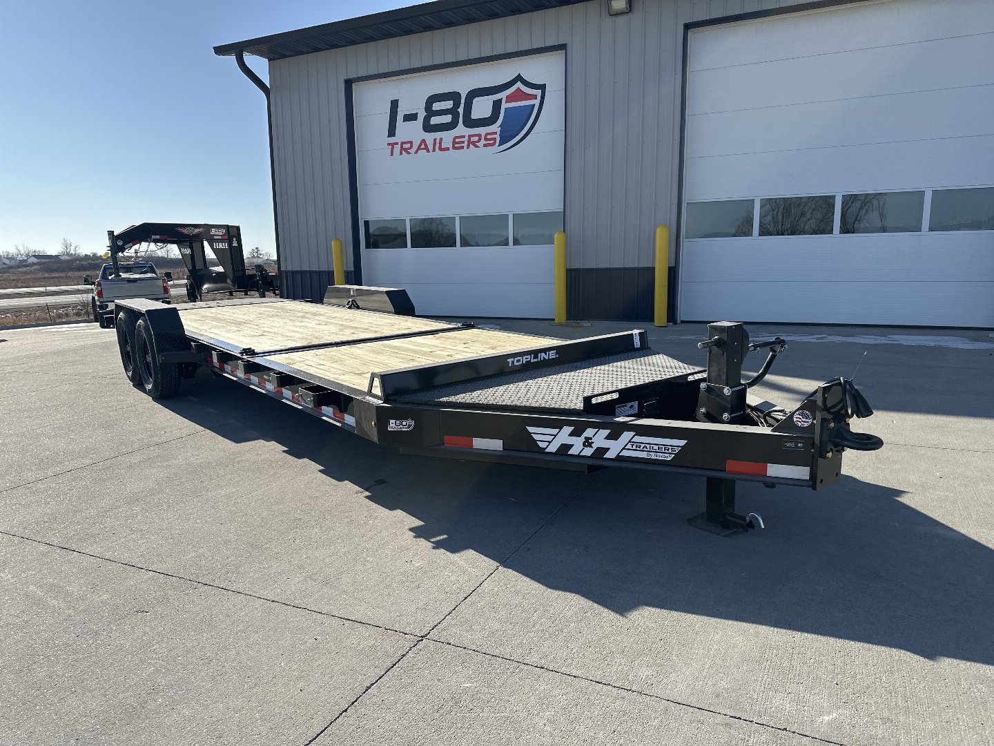 New 2025 H&H Trailers 82"x16'+6' 15.4k Topline I-Beam Tilt Equipment ...