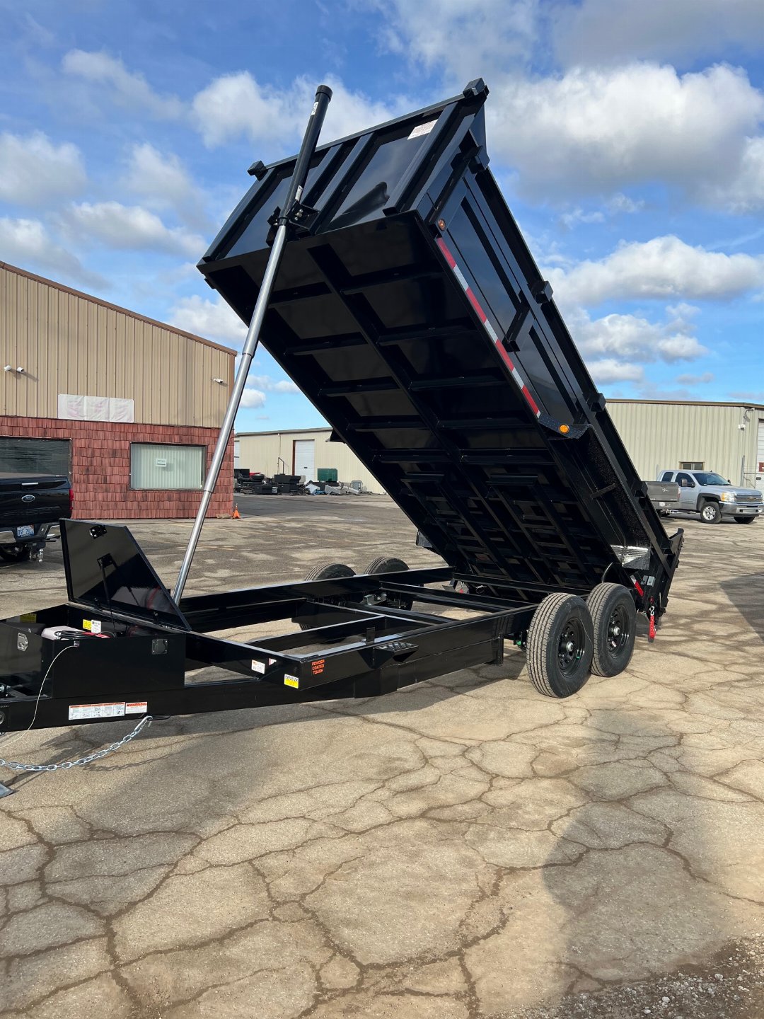 New 2025 Quality Steel CJ 83"X16' 14K GVWR Dump Trailer #250209 ...