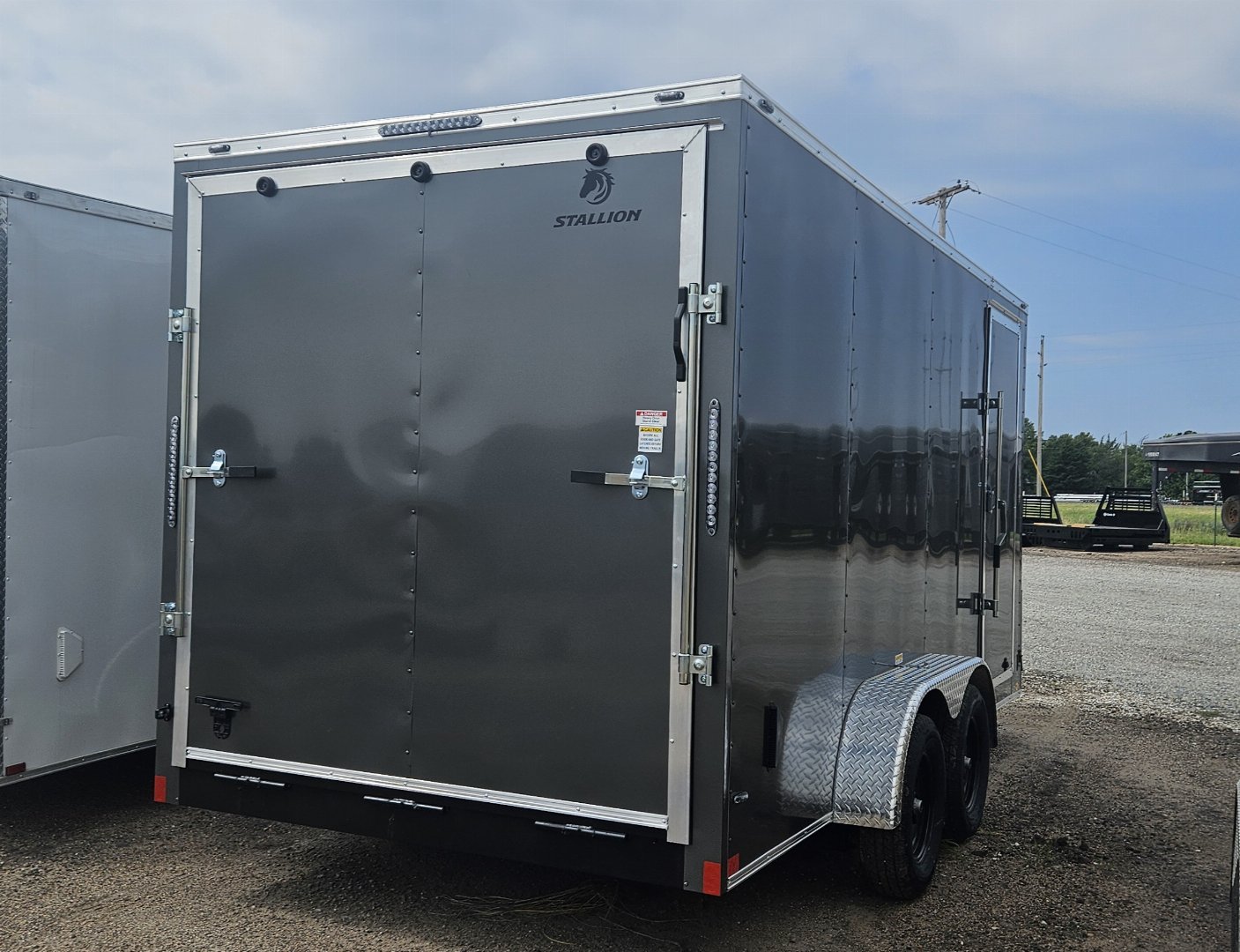 New 2025 STALLION MANUFACTURING LLC 7' x 16' Cargo / Enclosed Trailer ...