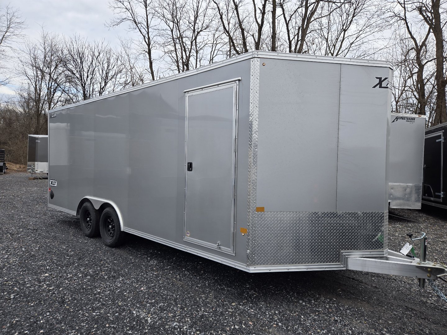 New 8.5 X 20 Xpress Aluminum Enclosed Cargo Trailer, 7k GVWR ***Silver ...