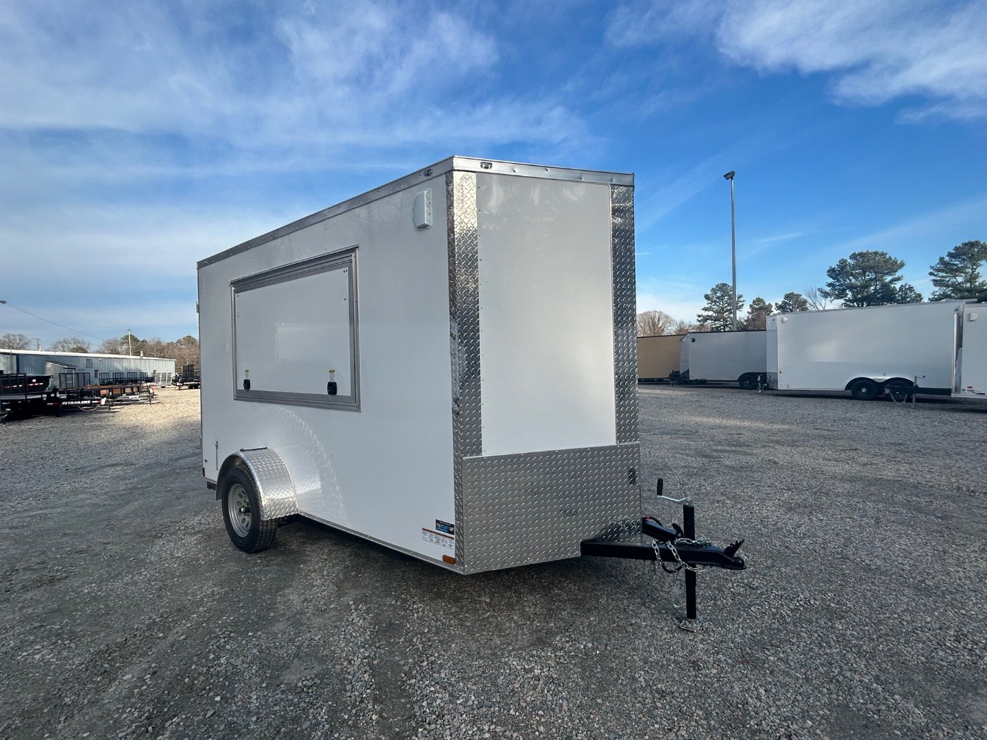 New 2025 ANVIL 6X12 Enclosed Concession w/ Ramp Door & Poly-Core ...