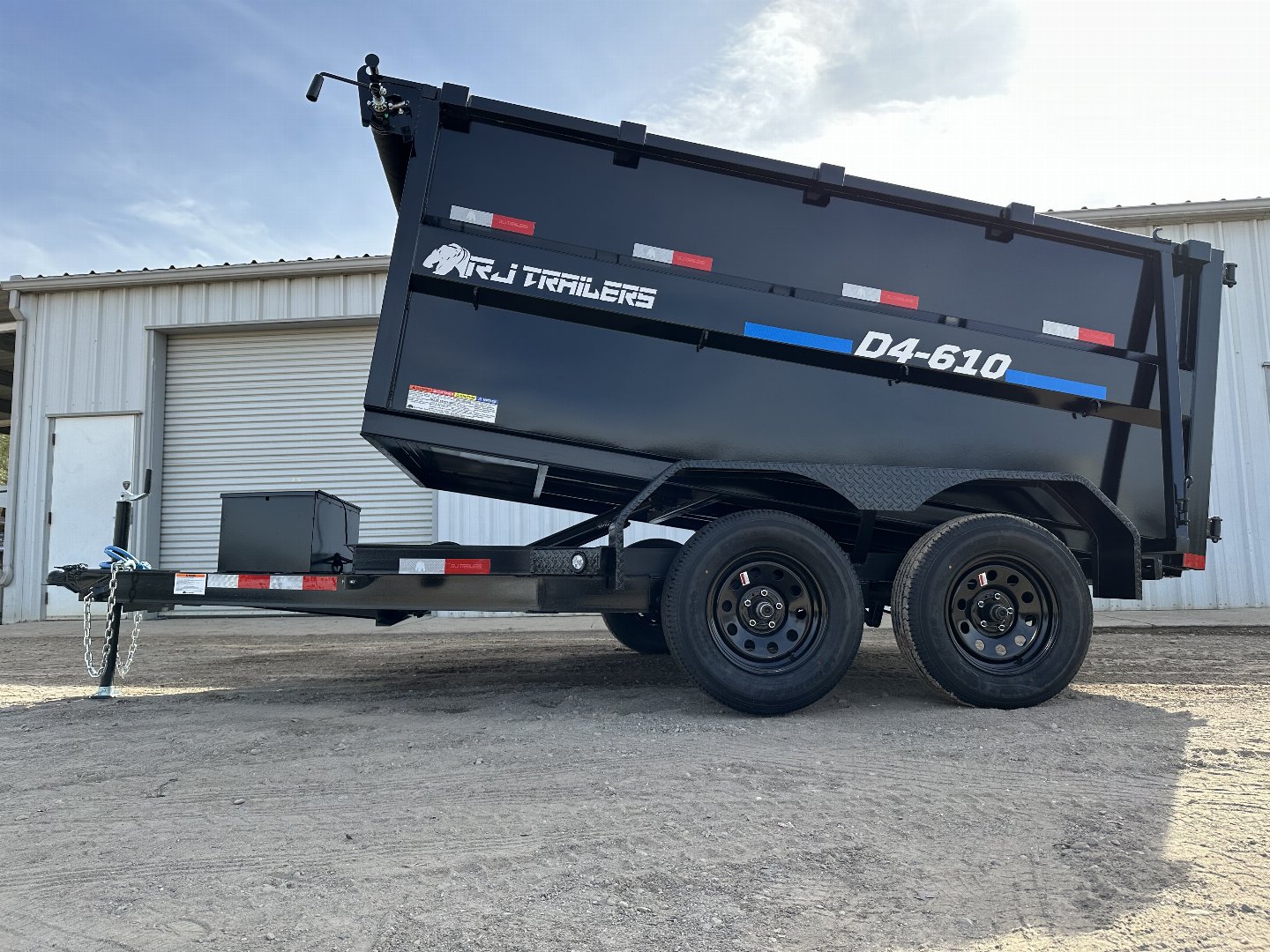 New 2025 RJ Trailers 6'X10' 7K Dump Trailer | Galt California