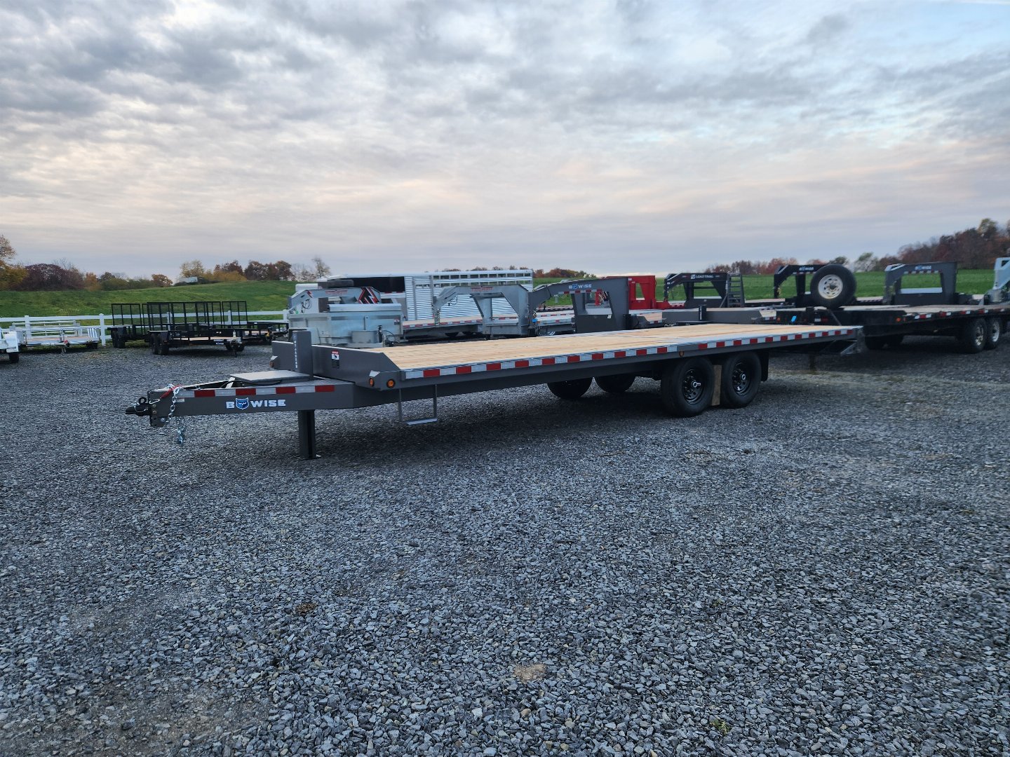 New 2025 BWISE THD15 102x24 15.4K Deckover Equipment Trailer | Penn Yan ...