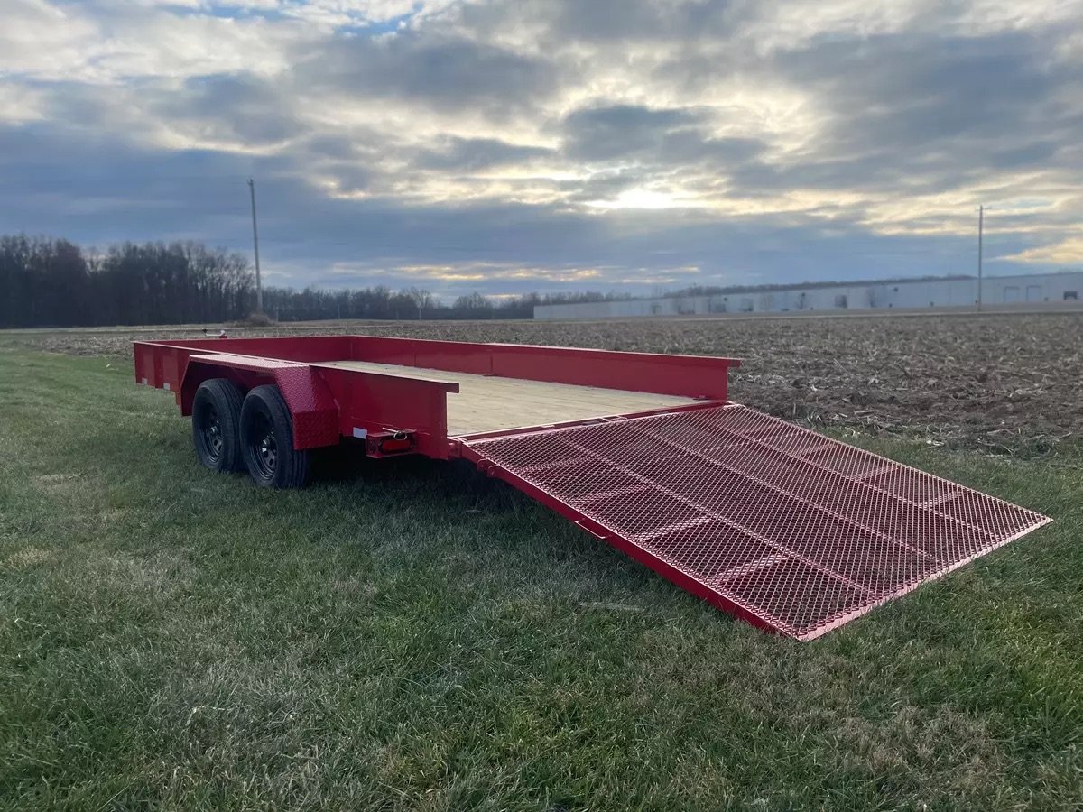New 7x16’ Landscape Trailer Rental | Wooster Ohio