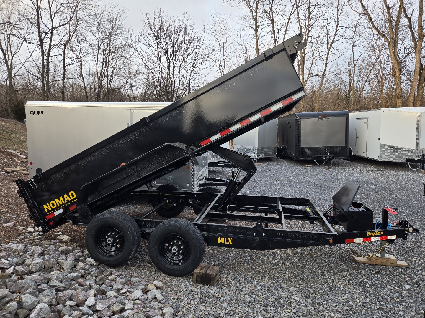 New 7 x 14 Big Tex NOMAD 14LX Low Pro Dump Trailer, 14k GVWR ***Scissor ...