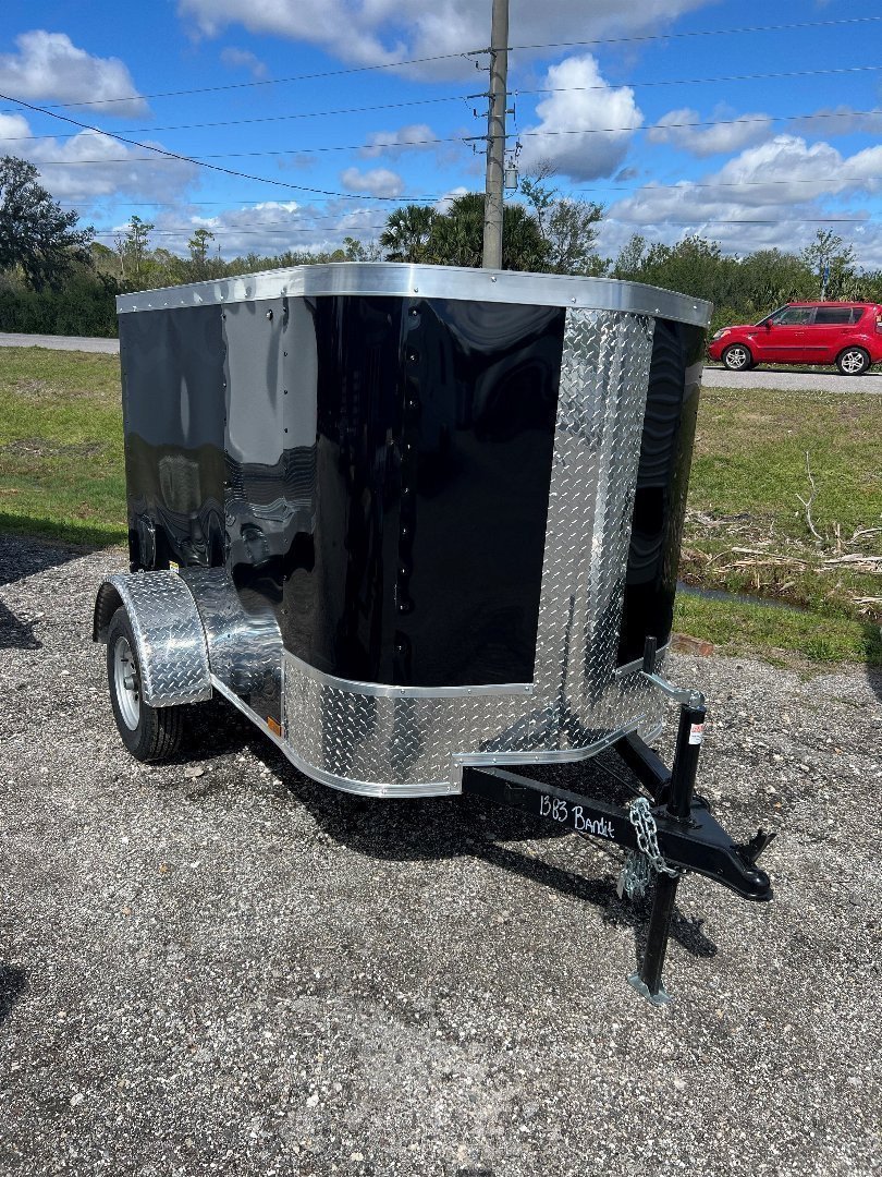 New 2025 Arising 4X6 SINGLE AXLE CARGO/ENCLOSED TRAILER WITH FULL TUBE ...