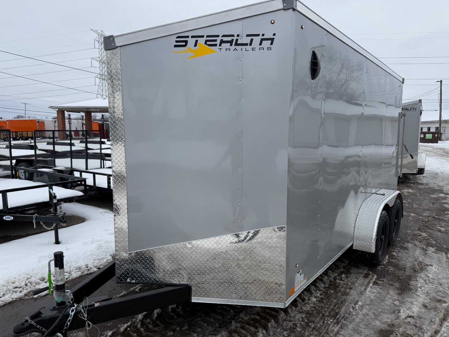 New 2025 Stealth 7 X 14 Cargo / Enclosed Trailer with Ramp and 6ft 6in ...