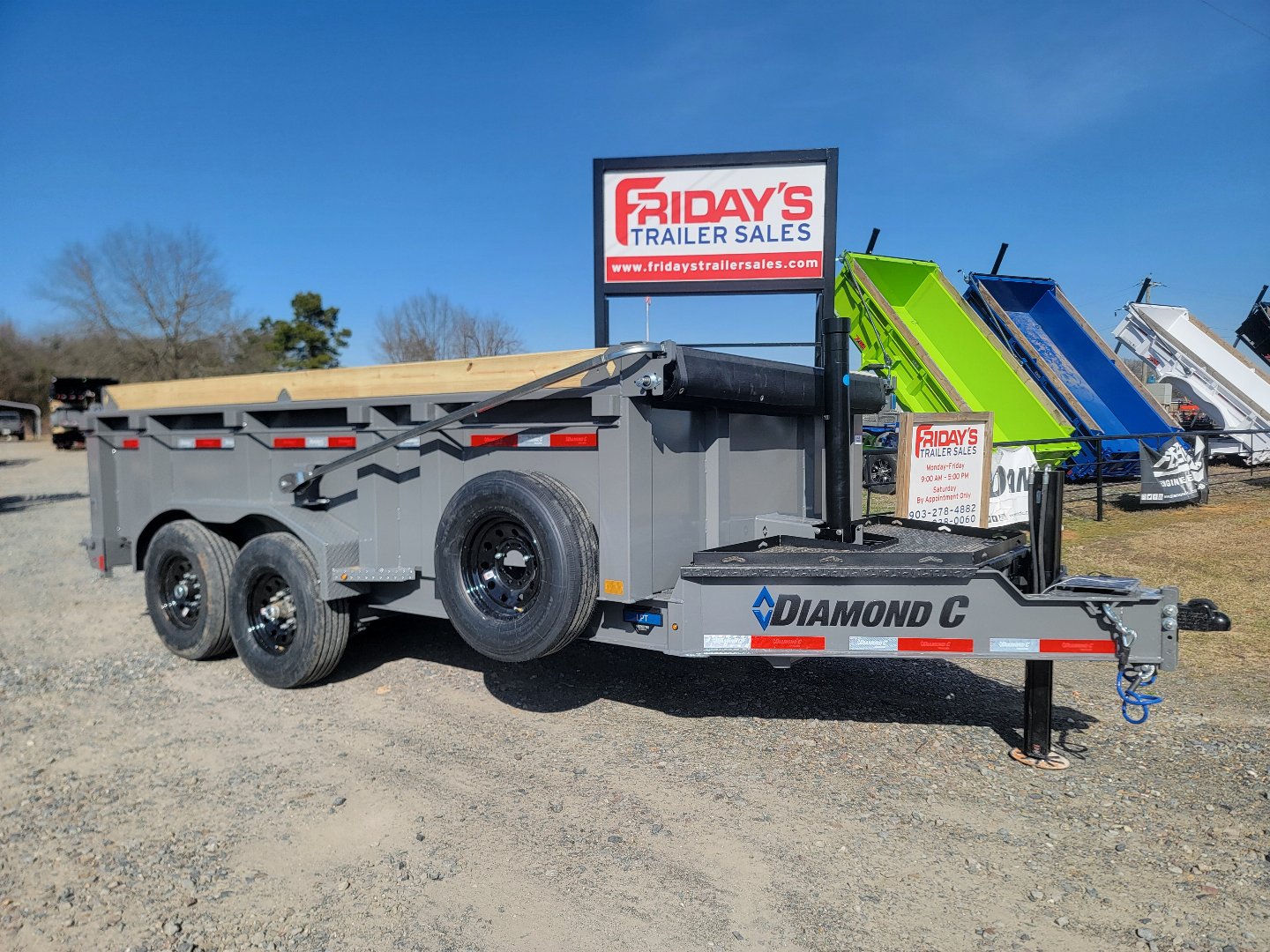 New 2025 Diamond C Trailers LPT207 14' x 82" Dump Trailer Pacesetter Edition Dump Trailer ...