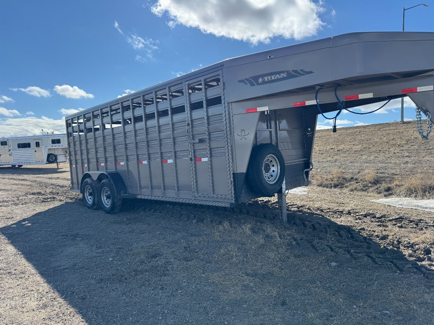 New 2025 TITAN 20' Standard Stock Trailer | Three Forks Montana