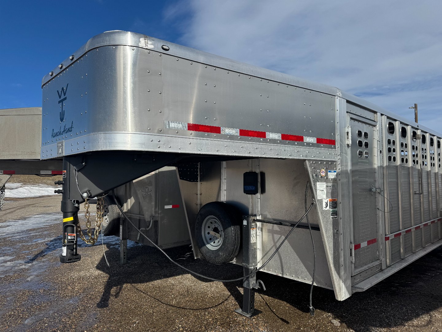 New 2025 WILSON 24' RANCH HAND STOCK TRAILER | Three Forks Montana