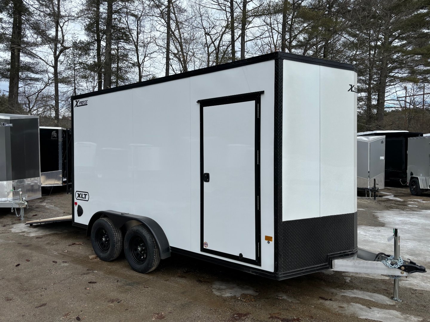 New 2025 High Country 7.4x14 + 18" V-Nose/ XLT Aluminum trailer / 7'6 ...