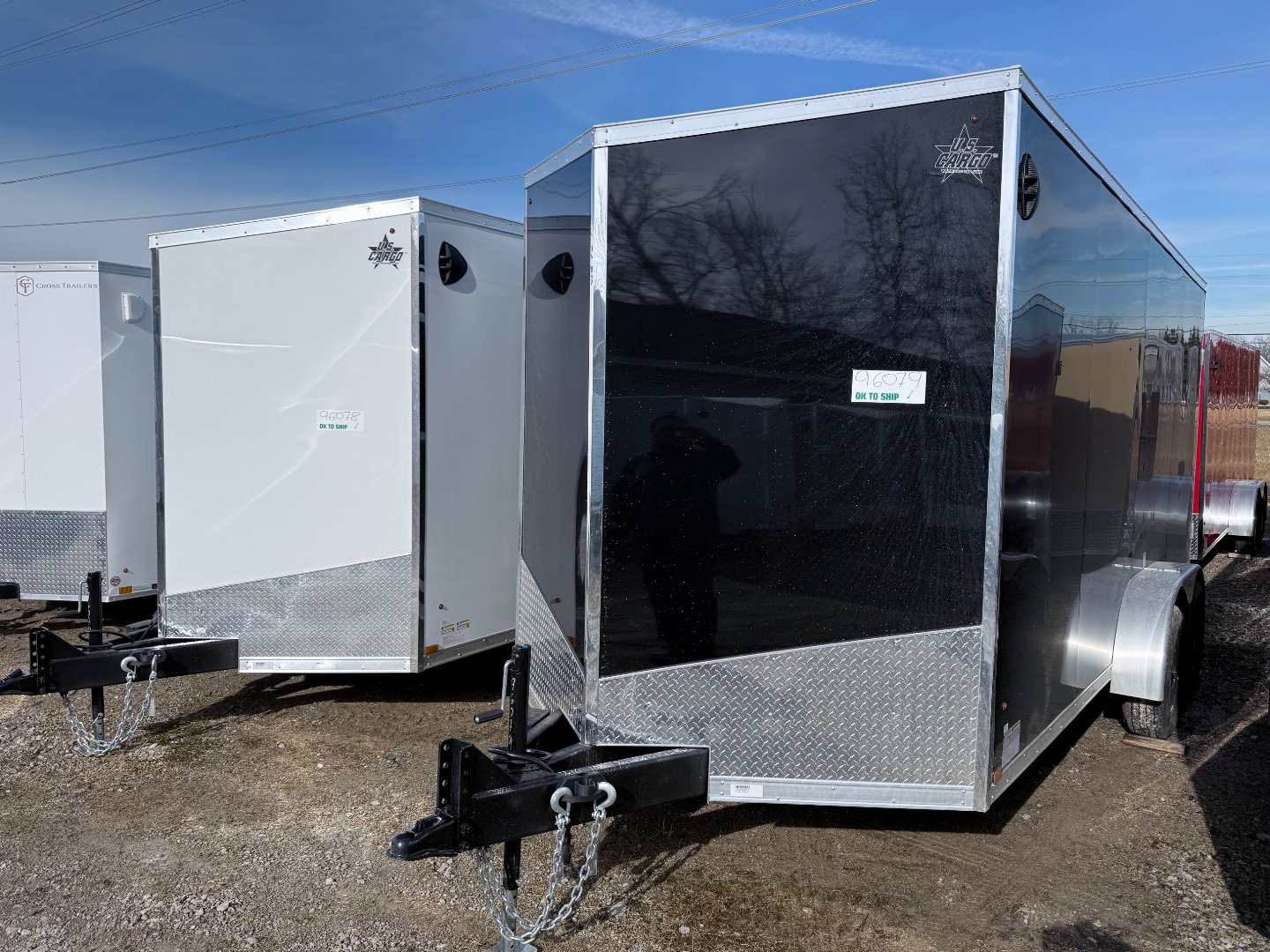 New 2025 US CARGO 7 x 16 Cargo / Enclosed Trailer 10K with Ramp Door ...