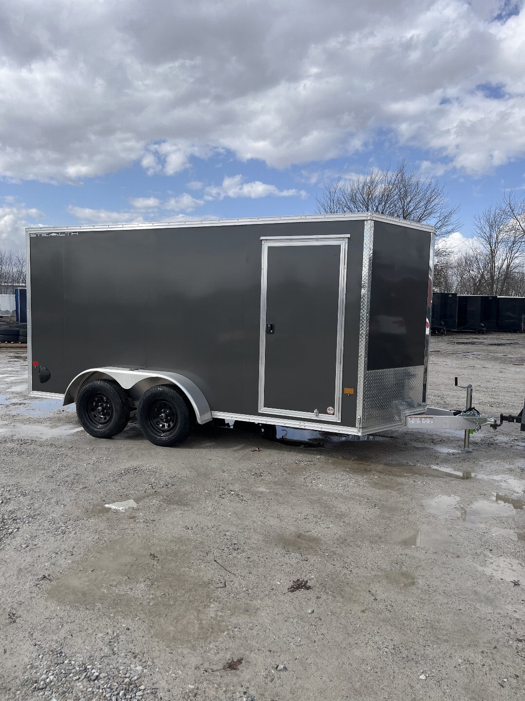 New 2025 ALCOM 7x14TA Cargo / Enclosed Trailer | Dalton Ohio