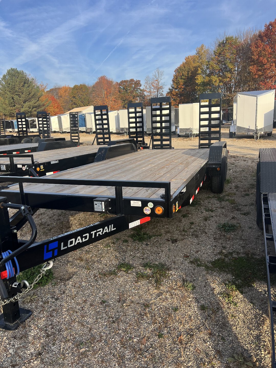 New LOAD TRAIL 83"X18' 14K SKIDSTEER EQUIPMENT TRAILER | Edmore Michigan