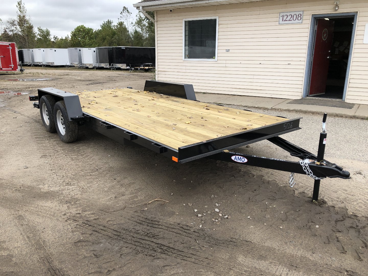 New 2025 AMO 82"X20' 2 BRK Car Hauler Trailer | Lake Odessa Michigan