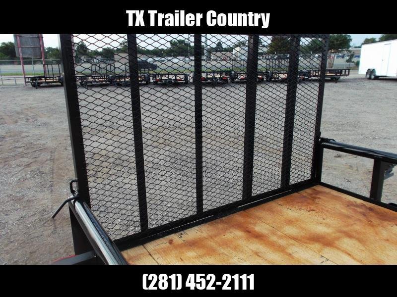 New 2025 J&C TRAILERS 83x16 Utility Trailer / Pipetop / 4ft Heavy Duty ...