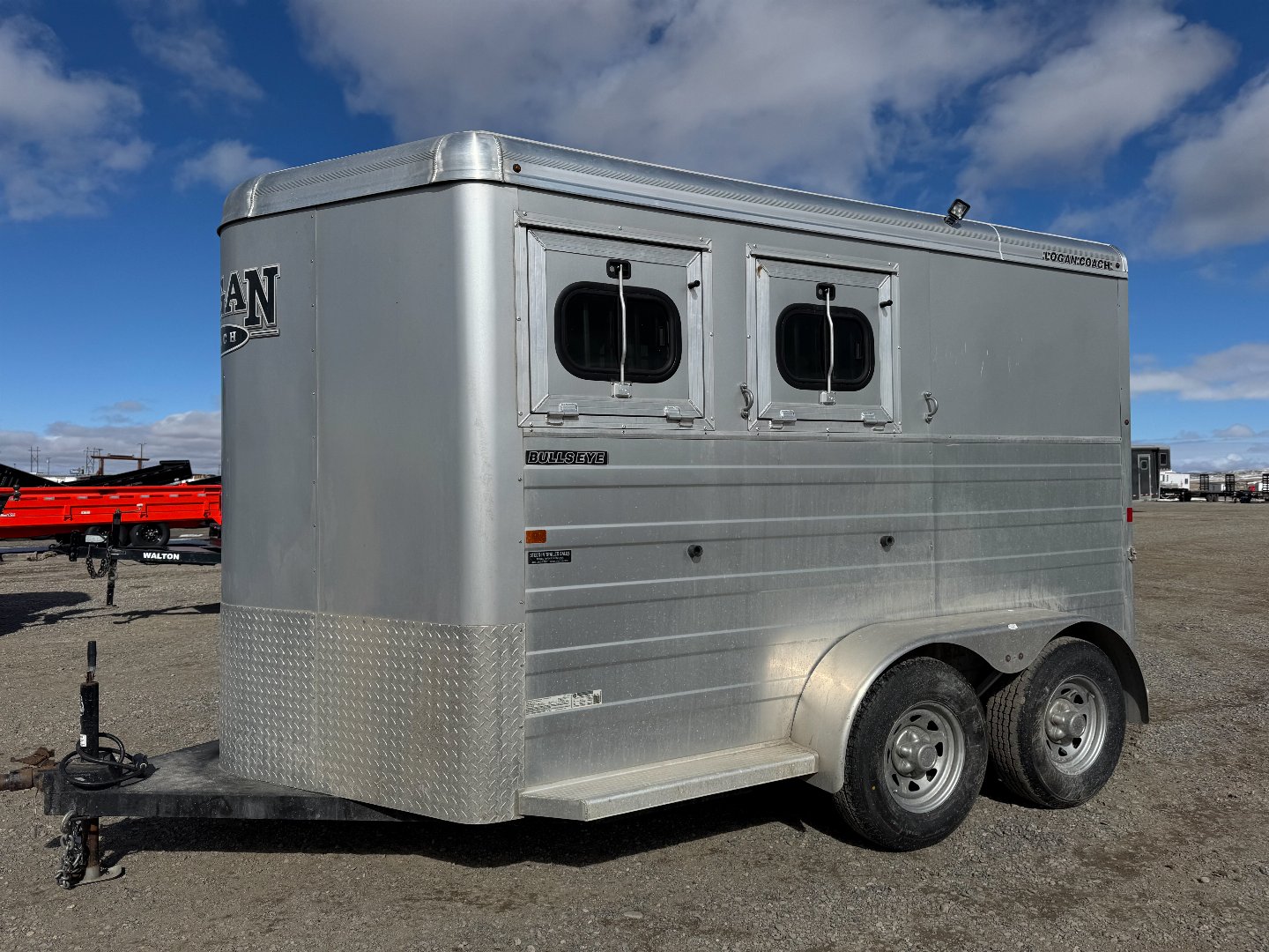 Used 2022 Logan Coach 2H BULLSEYE Horse Trailer | Three Forks Montana