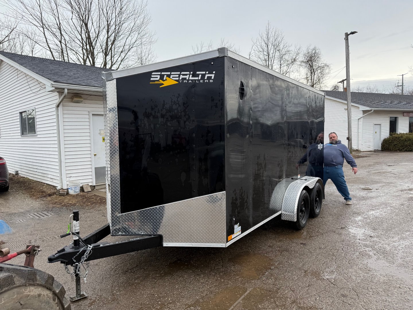 New 2025 Stealth 7 X 14 Cargo / Enclosed Trailer with Ramp and 6ft 6in ...