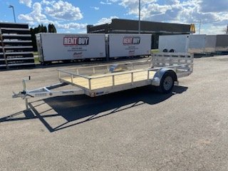New 2025 MISSION 80"X12' Utility Trailer with Bi-Fold Ramp | East Grand ...