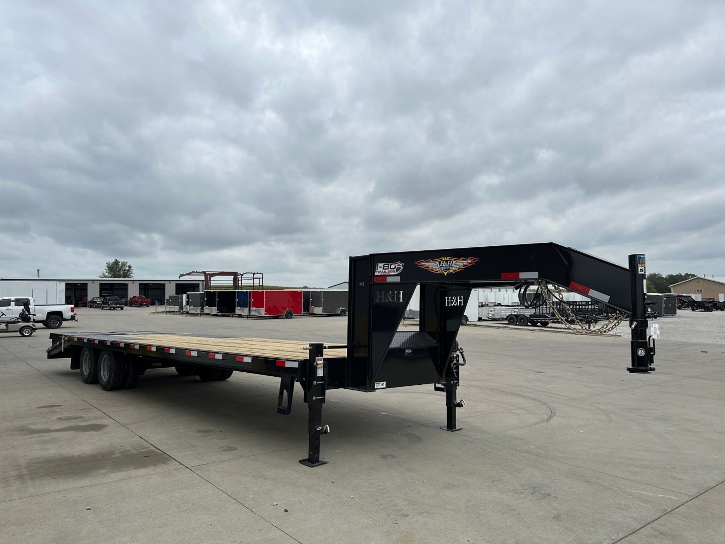 New 2025 Hillcrest Trailers 20'+5' 15.9k Deckover Flatbed Trailer | De ...