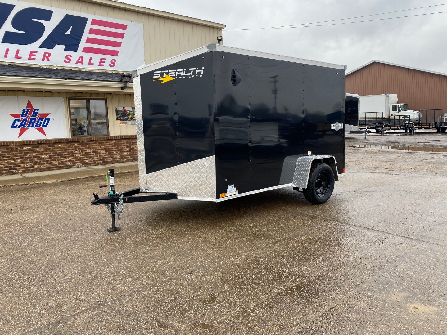 New 2025 Stealth Trailers Mustang 6x10 V-Nose Ramp Door Cargo ...