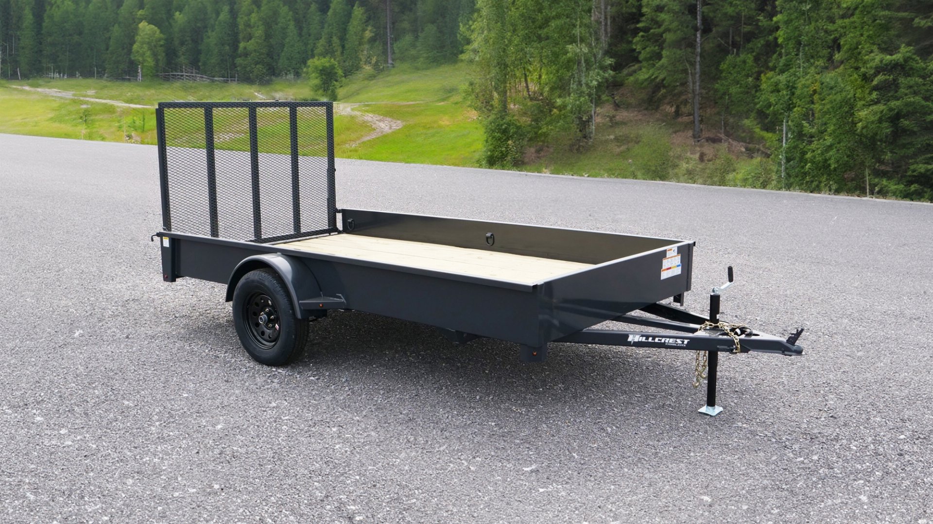 New 2025 H&H Trailers Aluminum 82"x16' 7k Rail Side Utility Trailer ...