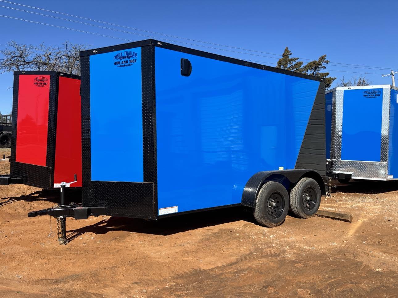 New 2025 FGT 6x12 Tandem Axle Cargo / Enclosed Trailer - BLACKOUT ...