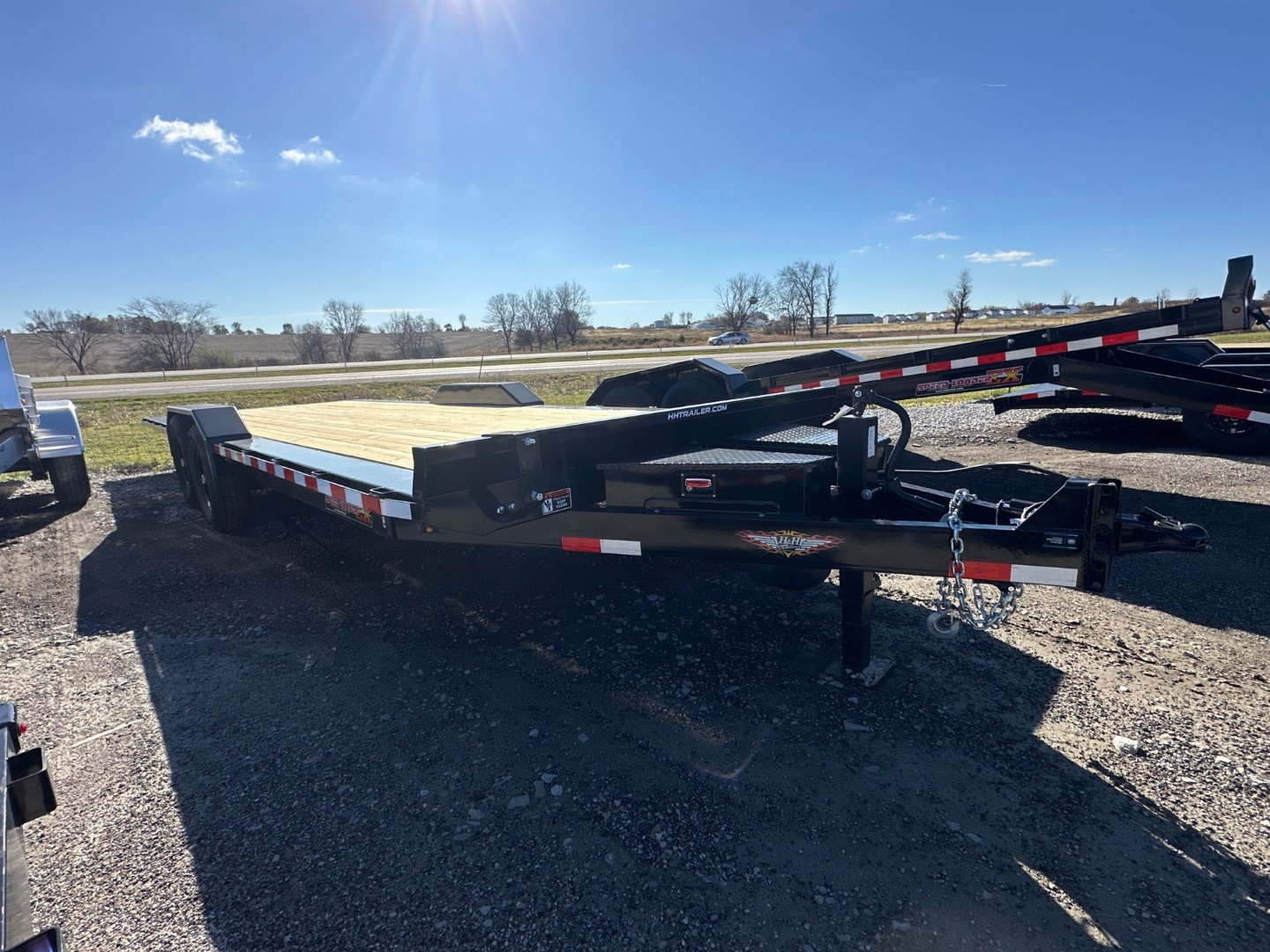 New 2025 H&H Trailers 82"x24' 14k Electric Tilt Speed Loader Car Hauler ...