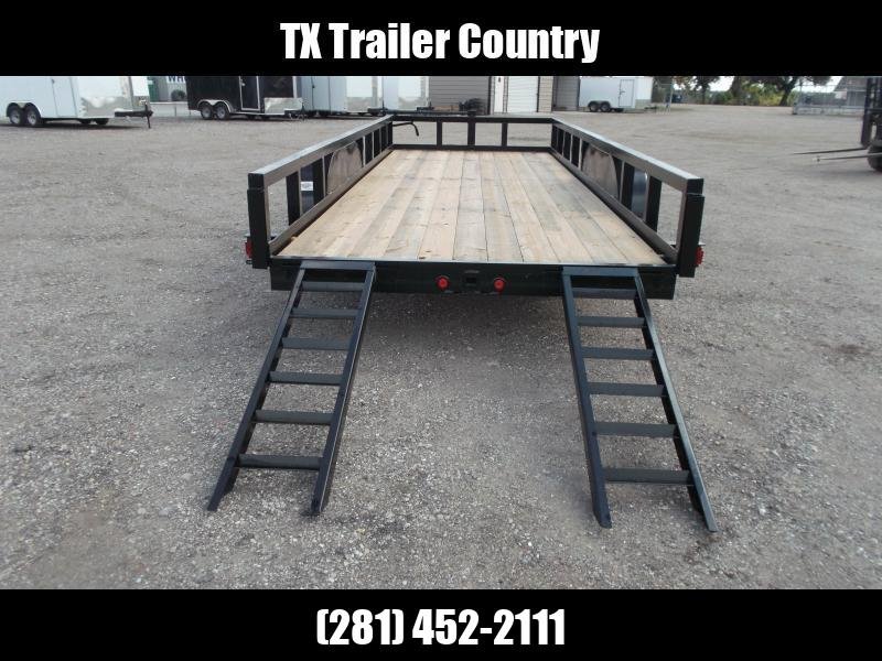 New 2025 J&C TRAILERS 83x20 Utility Trailer / 7000# Axles / 3" Heavy ...