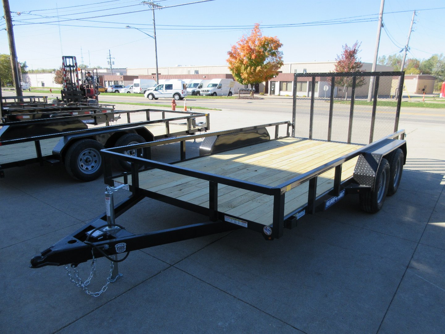 New 2025 SURE-TRAC 7X14 TUBE TOP 7K Utility Trailer | Medina Ohio