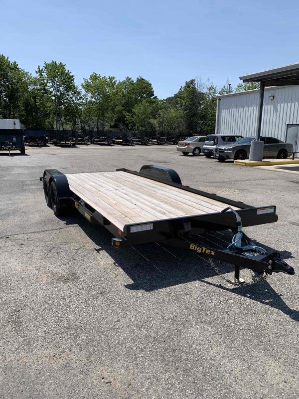 New 2025 Big Tex 20' 70CH 7K Car Trailer w/ Dovetail & Slide in Ramps ...