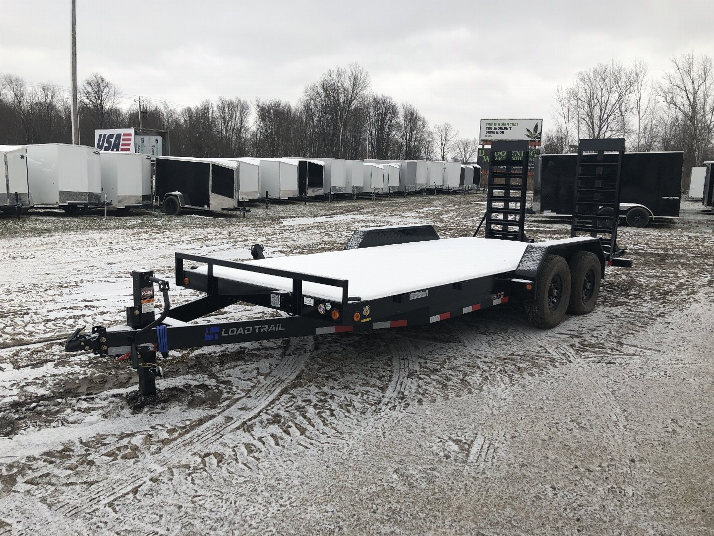 New 2025 Load Trail 83"X18' 14K Equipment Trailer | Lake Odessa Michigan